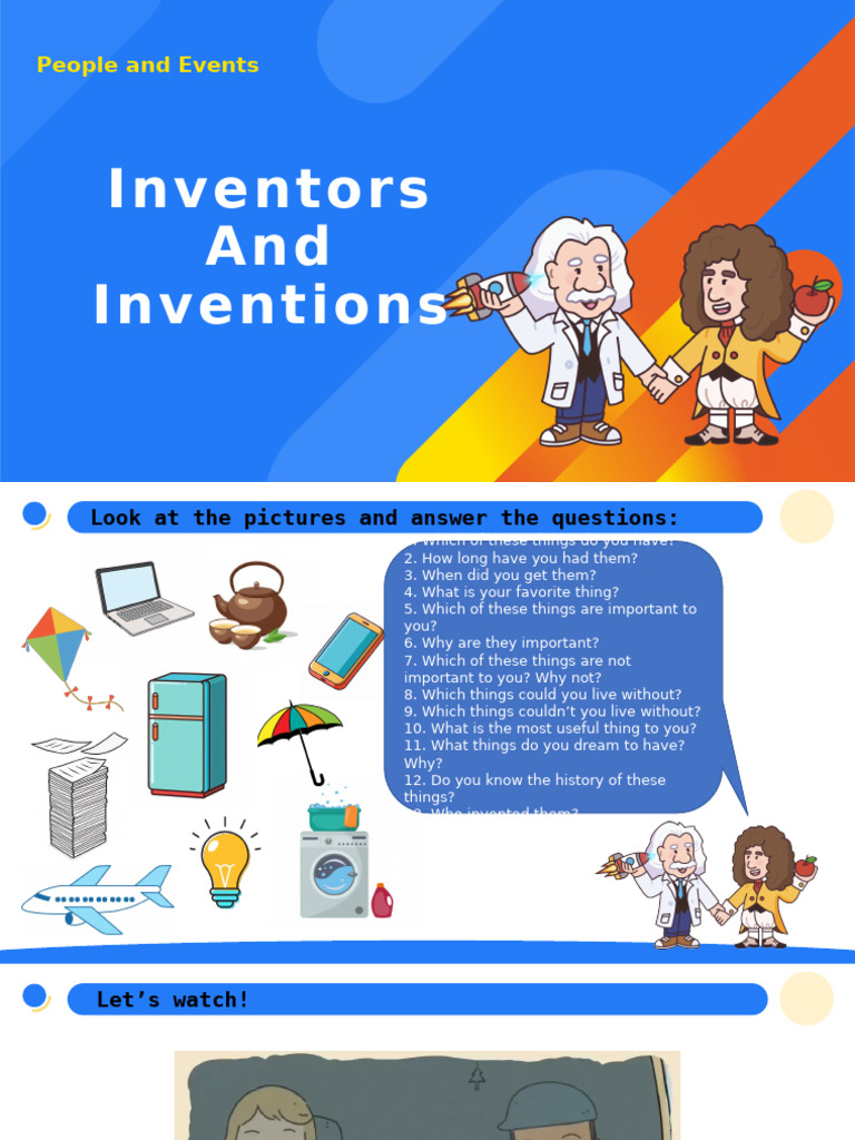 Inventors and Their Essential Inventions | PDF | Invention | Dishwasher