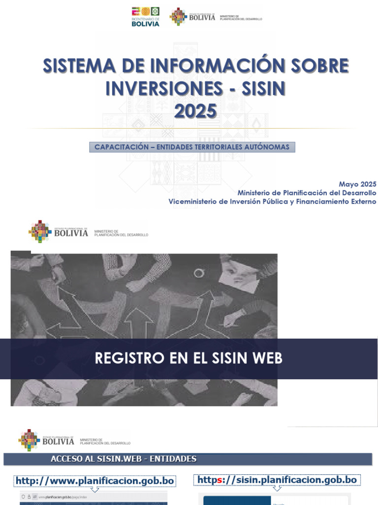 Guía para Registro en SISIN 2025 | PDF