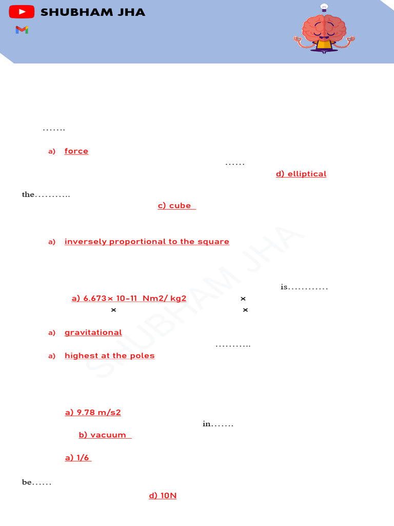 Multiple Choice Science Questions | PDF | Alkene | Periodic Table