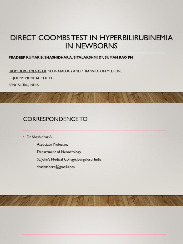 DCT Hyperbilirubinemia | PDF | Hematology | Body Fluids