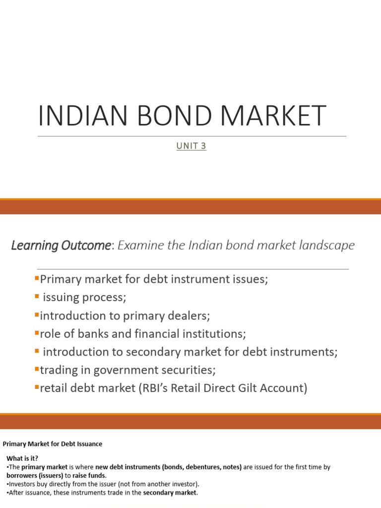 UNIT 3 Bond market (2) | PDF | Bonds (Finance) | Securities (Finance)