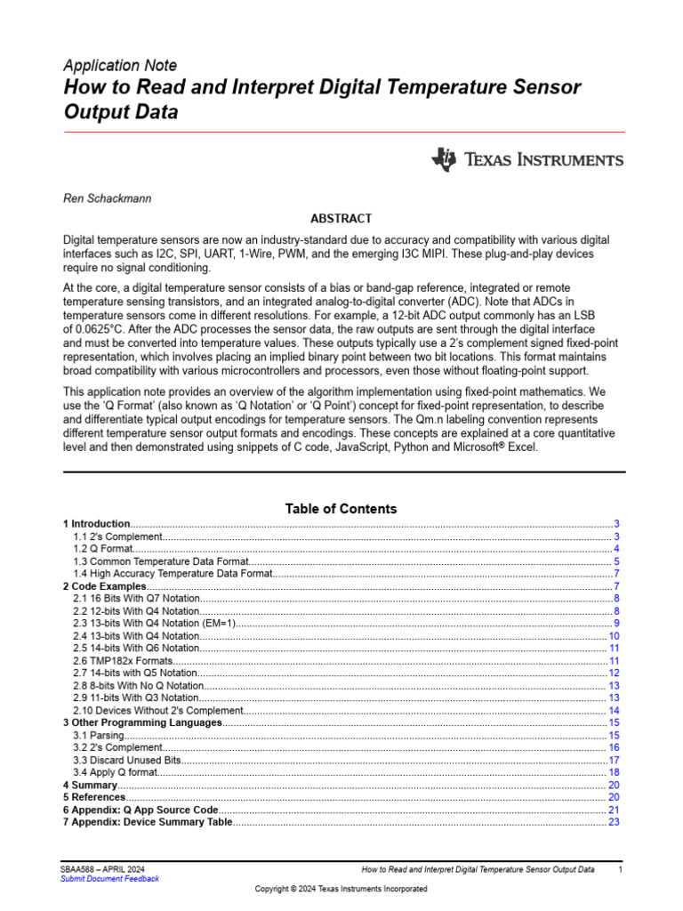 Sbaa 588 | PDF | Analog To Digital Converter | Bit