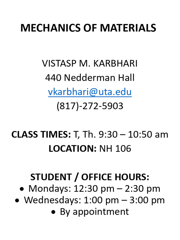 Chapter 1 Outline | PDF | Beam (Structure) | Bending