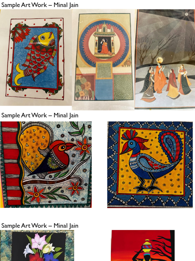 MInal Jain Sample ArtWork | PDF