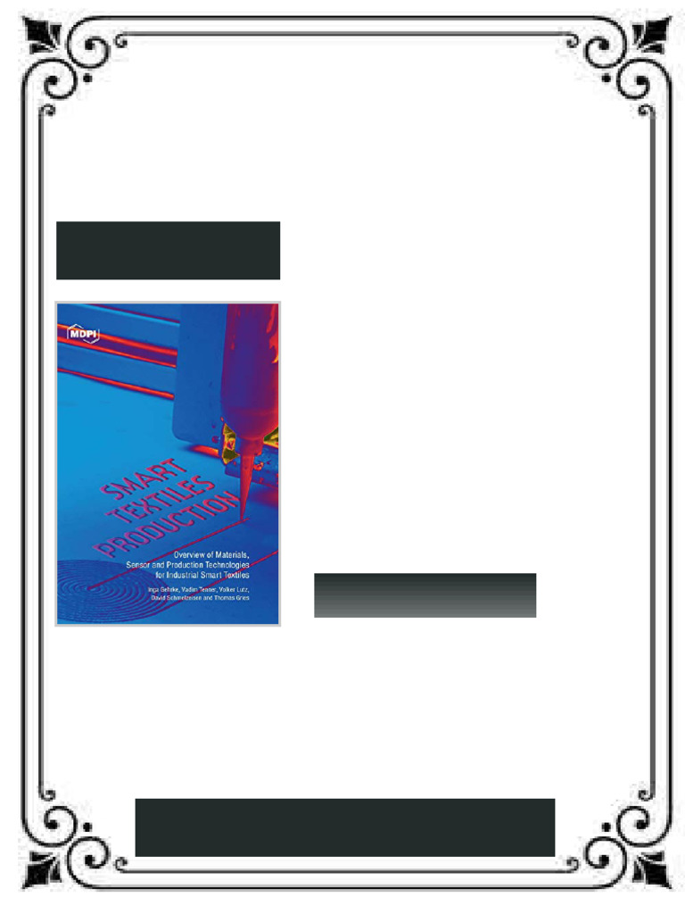 Smart Textiles Production Overview of Materials Sensor and Production ...