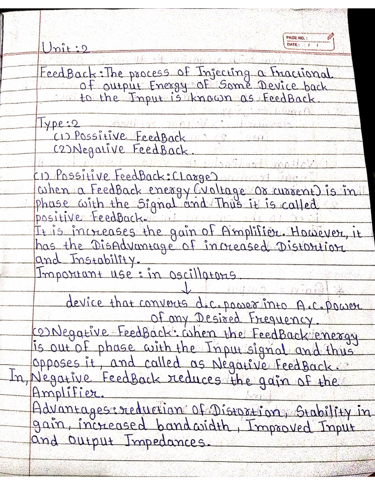 Electronics Unit 2 | PDF