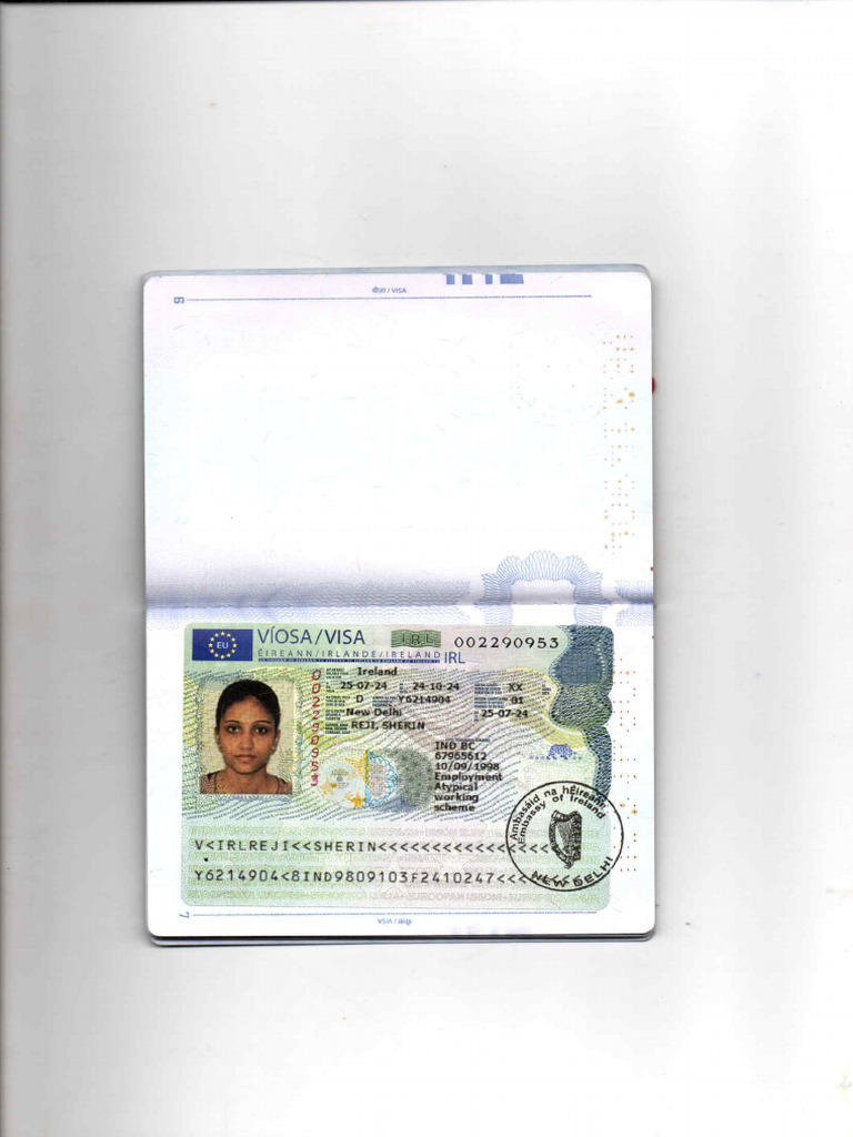 Sherin Reji - Entry Visa | PDF