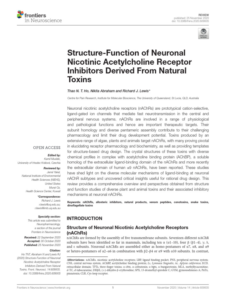 CURARE PAPER 4 | PDF | Biochemistry | Chemistry