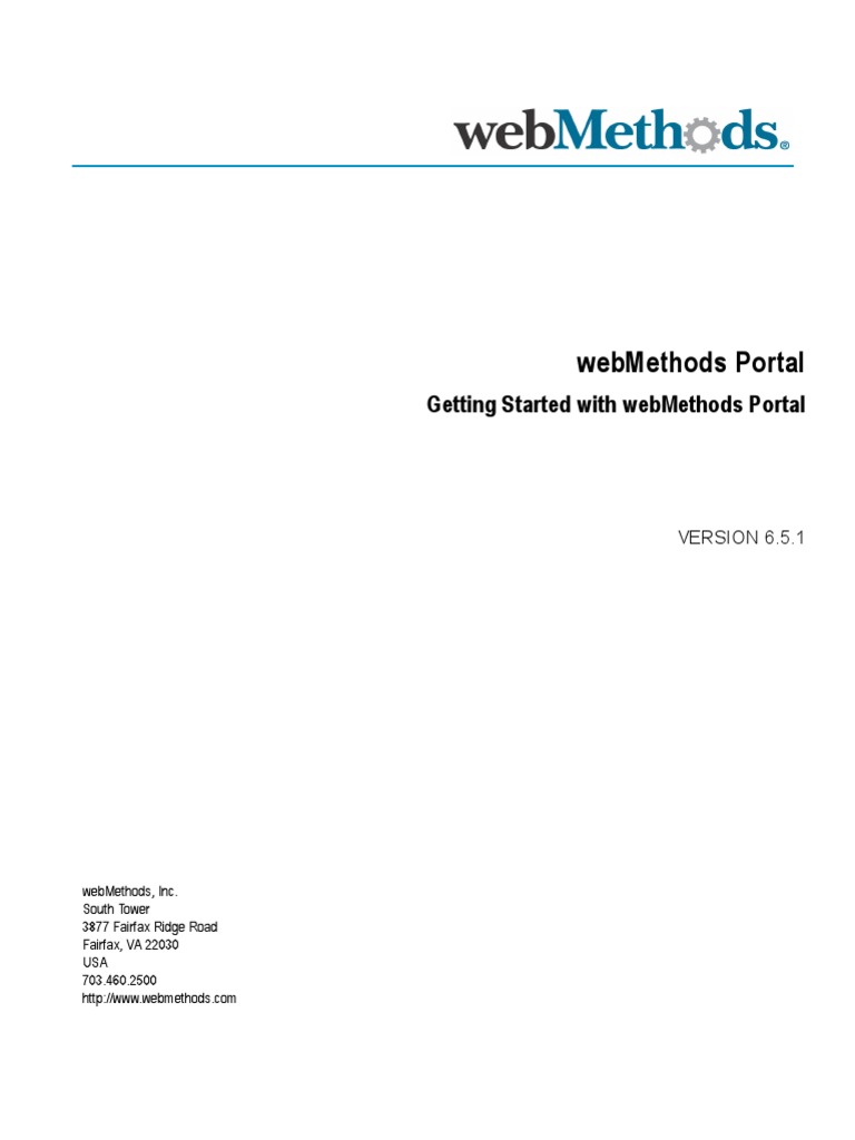Getting Started With Webmethods Portal | PDF | Login | Port (Computer Networking)