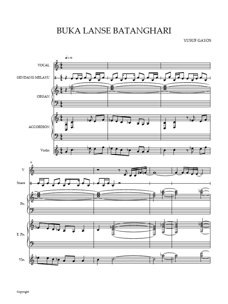 Full Score Dek Wanda | PDF