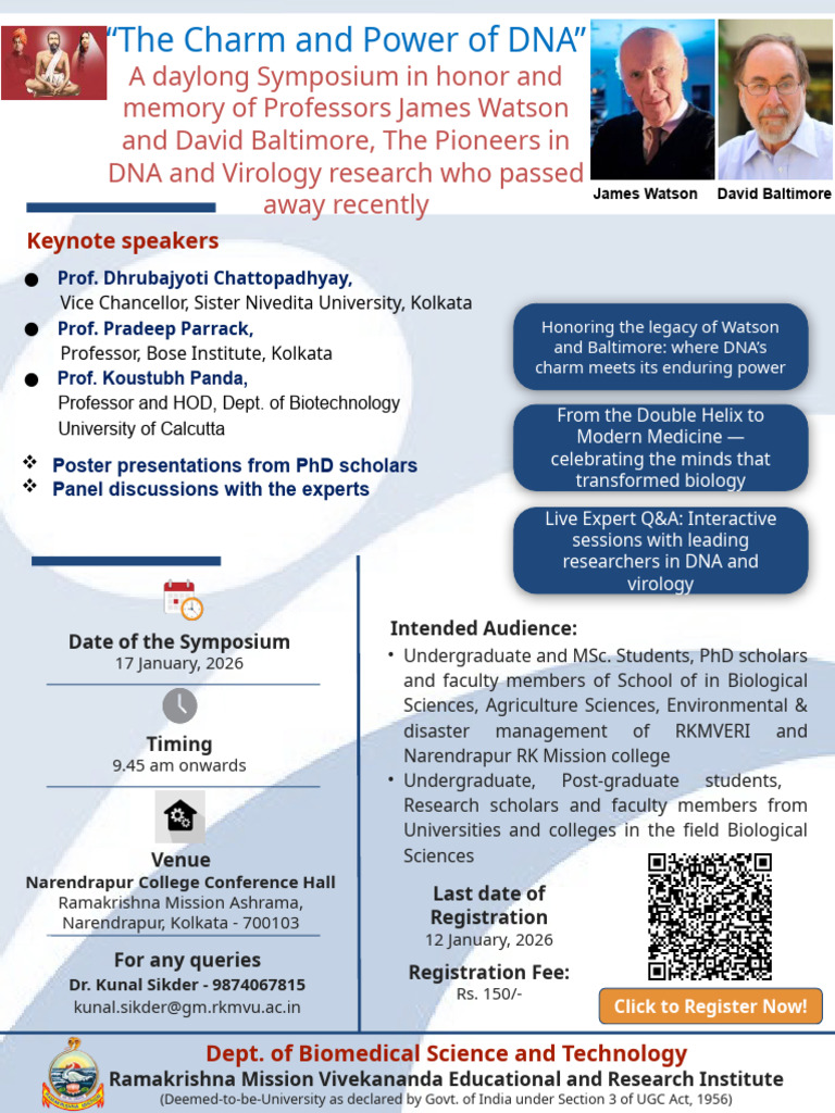 DNA Symposium Honoring Watson & Baltimore | PDF | Biology | Life Sciences