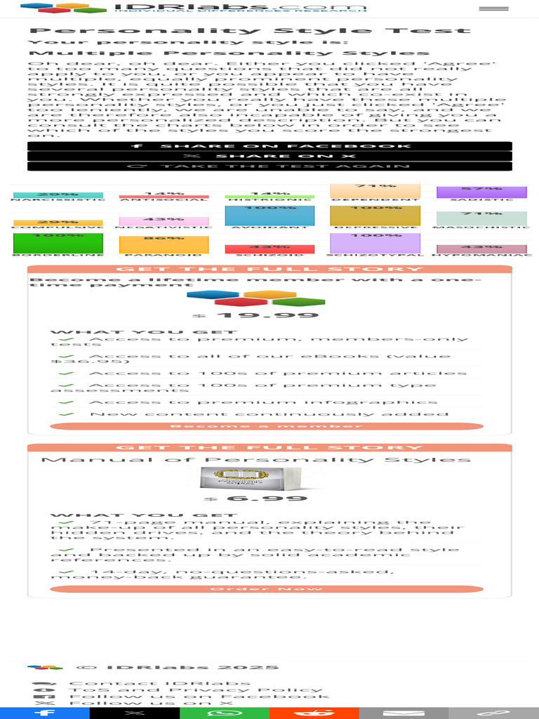 Personality Style Test | PDF