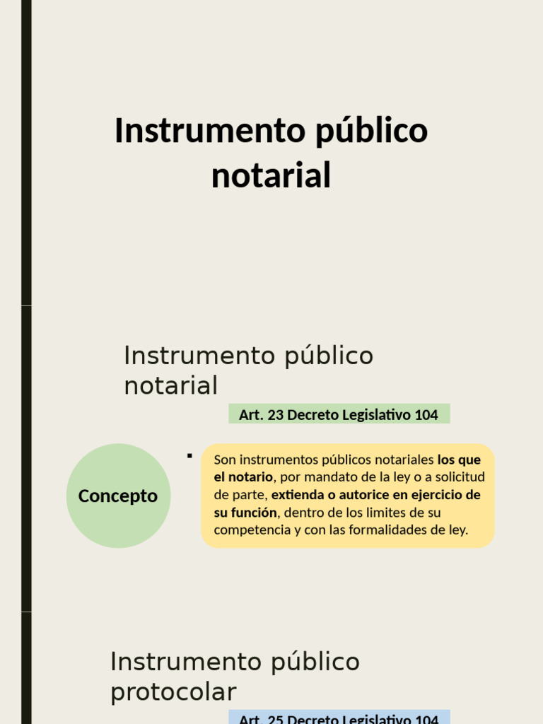 Instrumento Publico Notarial | PDF | Derecho Civil (Common Law)
