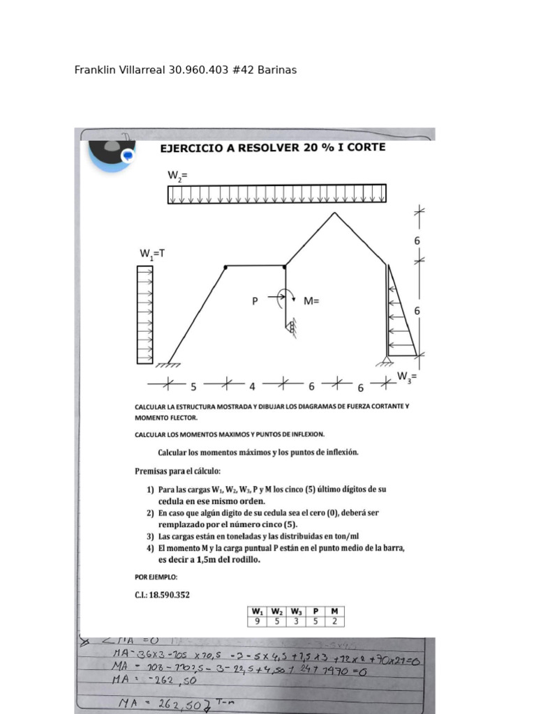 20% Estructura Franklin Villarreal 30.960.403 Mérida | PDF