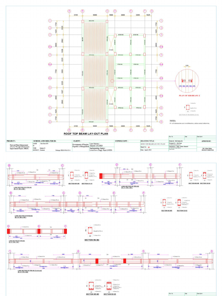 Structural Drawing Option 1 Part 6 | PDF