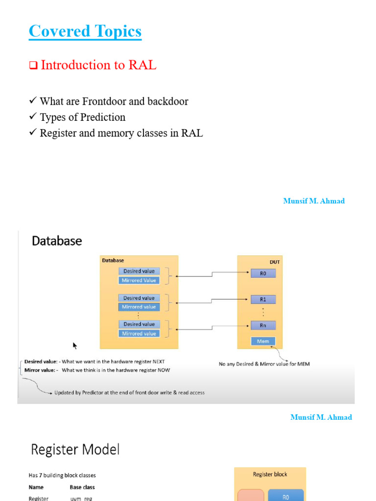 Introduction To UVM RAL | PDF | Computer Engineering | Computing