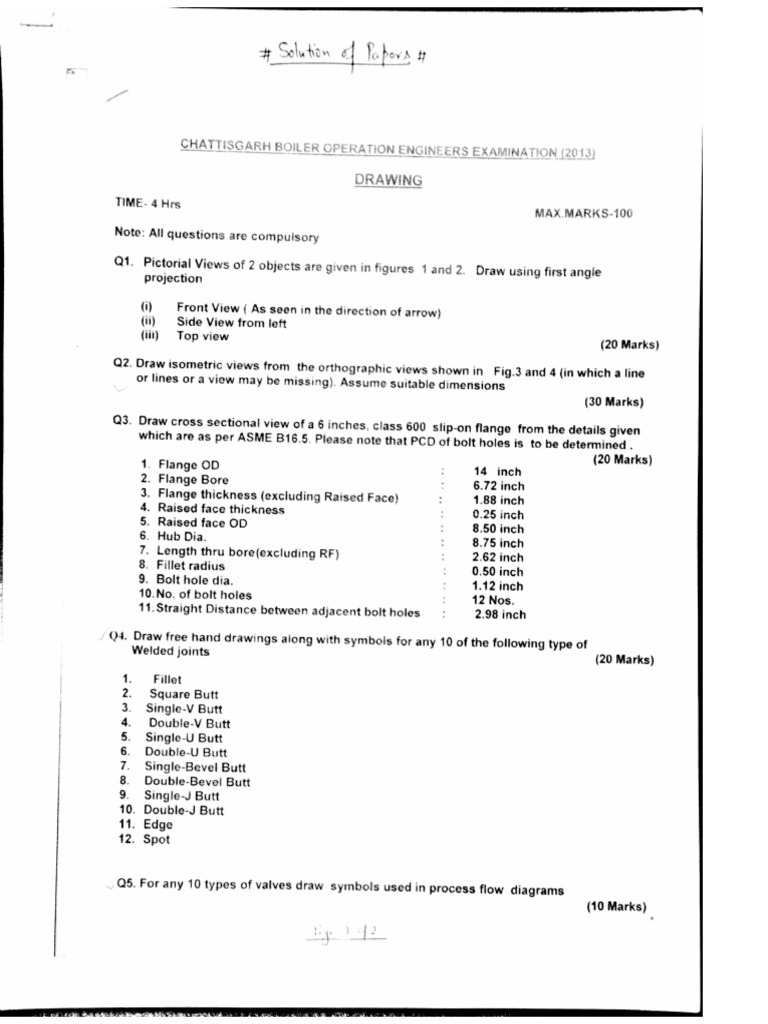 CG BOE 2013 Paper 3 Solution | PDF