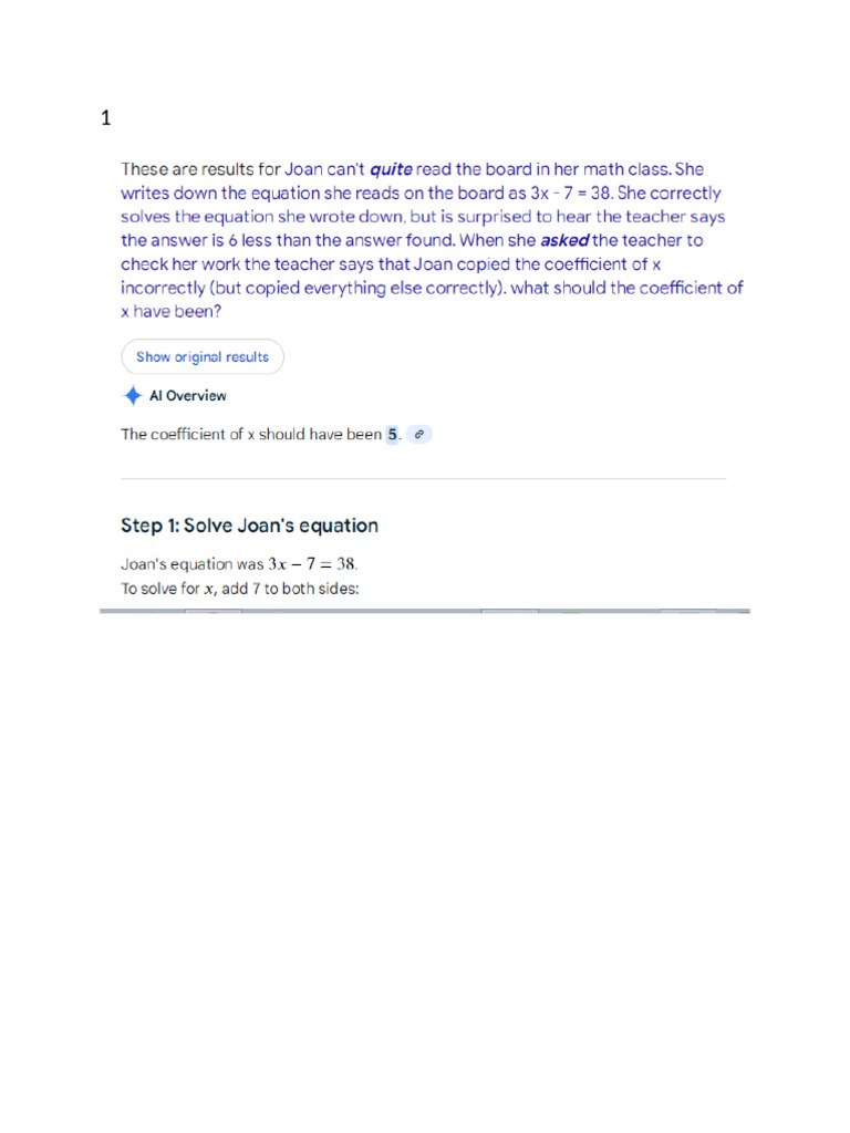 Algebra Word Problems | PDF