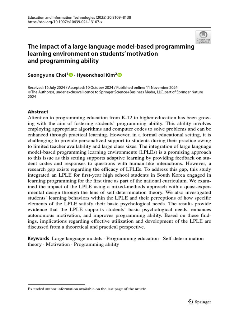 LLM4 | PDF | Computer Programming | Motivation