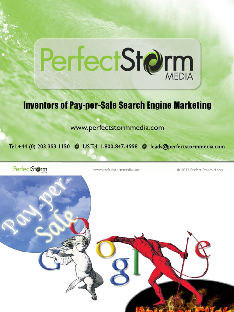 Perfect Storm Media | PDF | Search Engine Marketing | Online Advertising