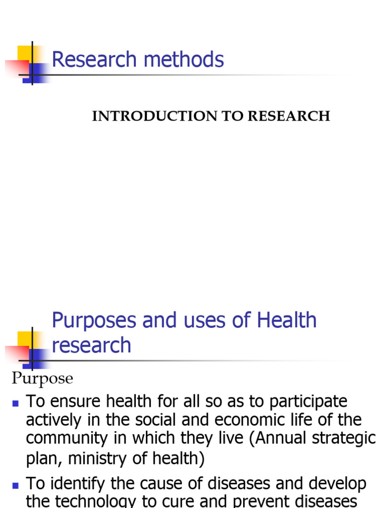 Health Research Methods Overview | PDF | Epidemiology | Public Health