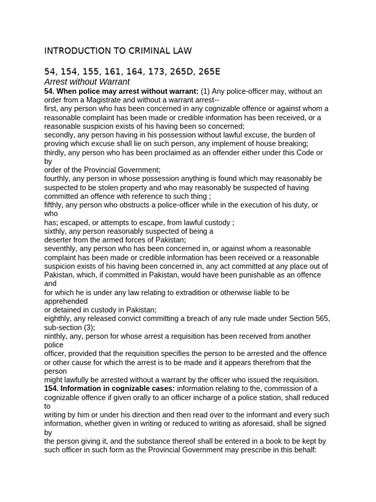 Overview of Arrest and Investigation Laws | PDF | Arrest | Arrest Warrant