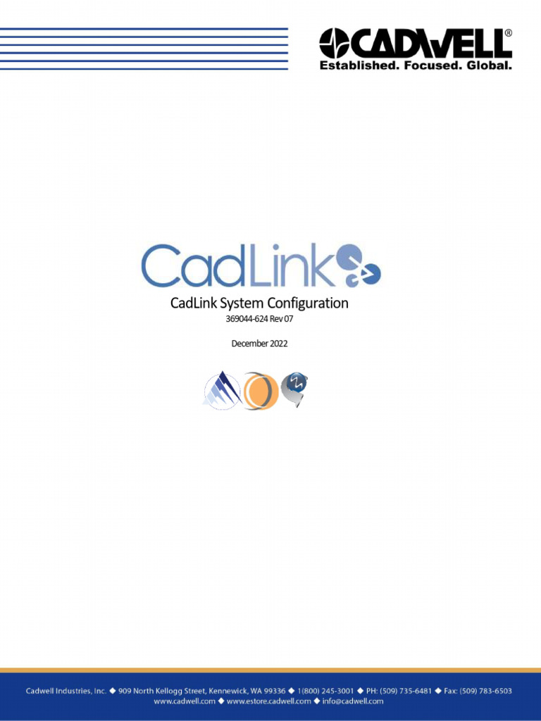 CadLink System Configuration Guide | PDF | Server (Computing) | Computing