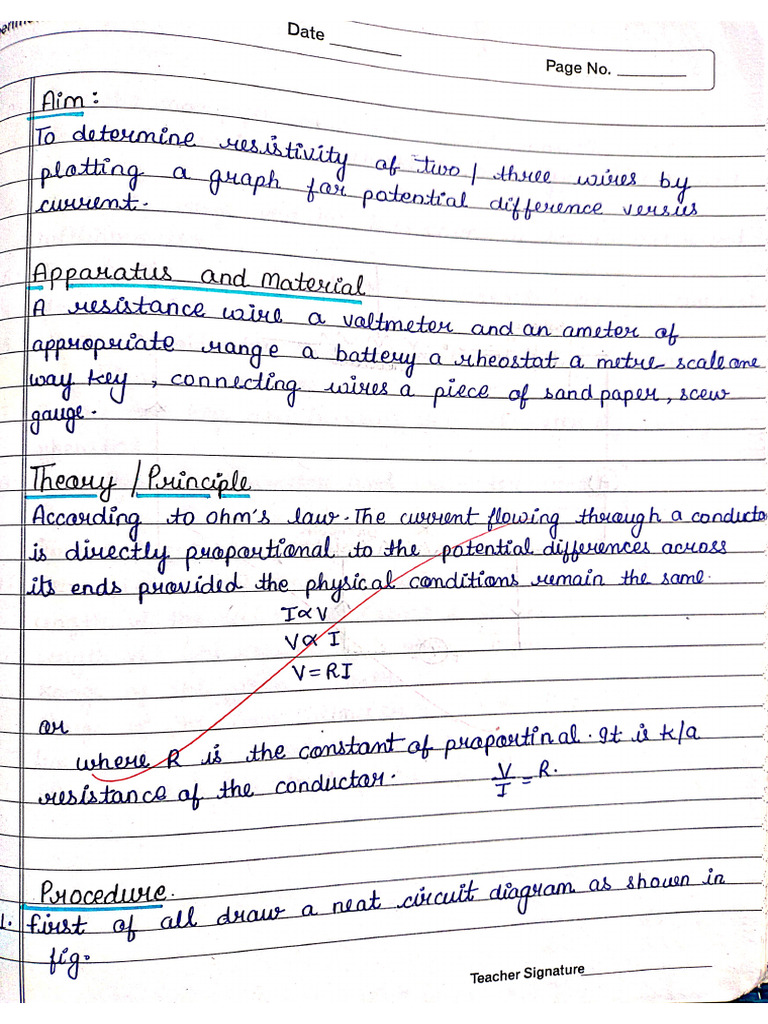 Physics Practical File Class 12 | PDF