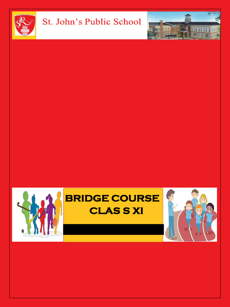 Bridge Course Class XI Physical Education | PDF | Respiratory System ...