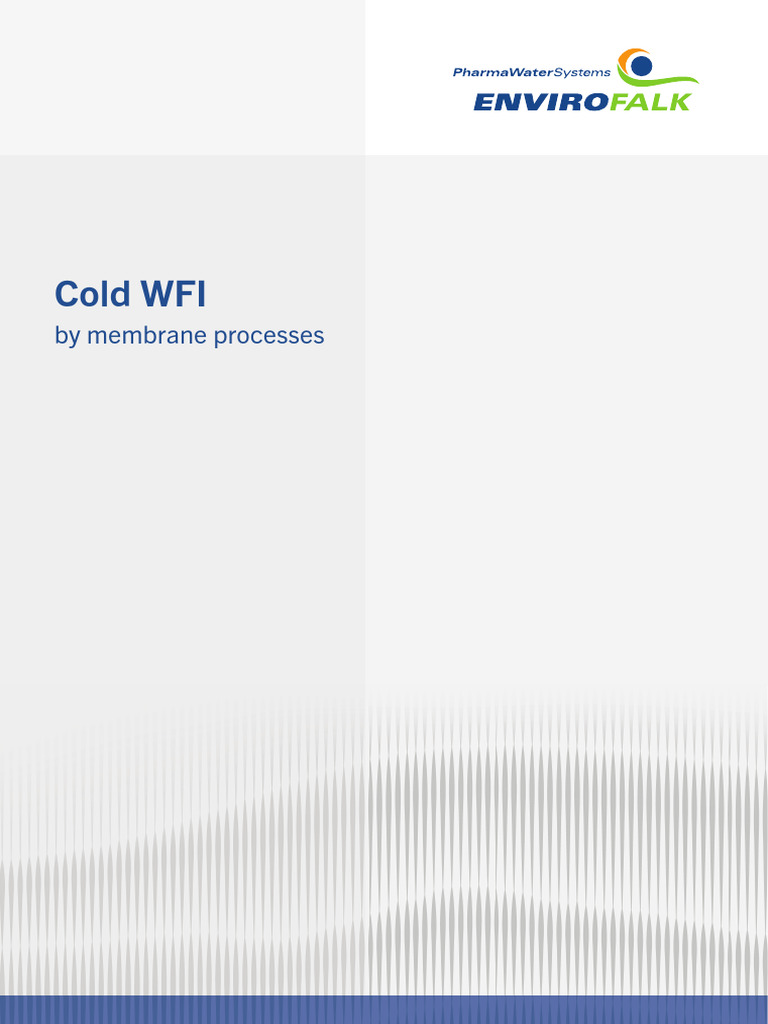 EnviroFALK PharmaWaterSystems Brochure Cold WFI Production en | PDF ...