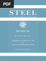 AISC Steel Construction Manual, 16th Ed. | PDF | Specification ...