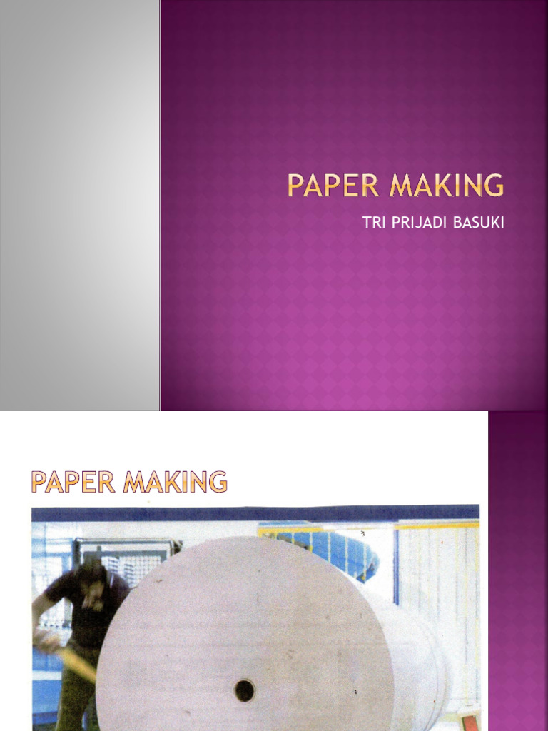 01.paper Making | PDF