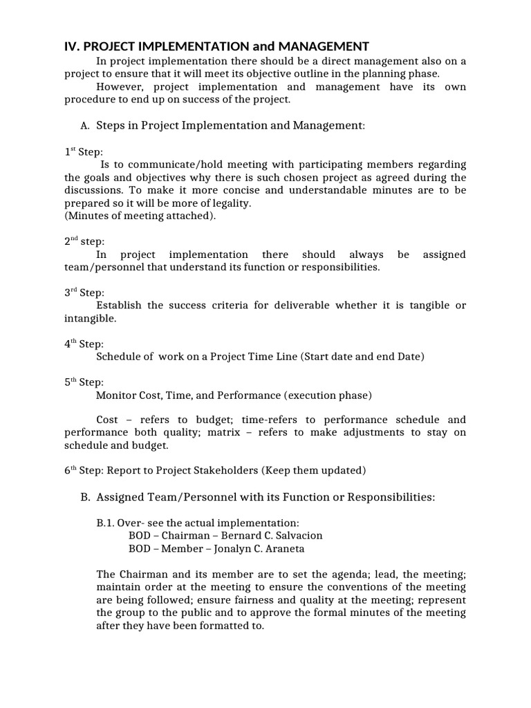 Project Implementation and Management Guide | PDF | Budget | Business