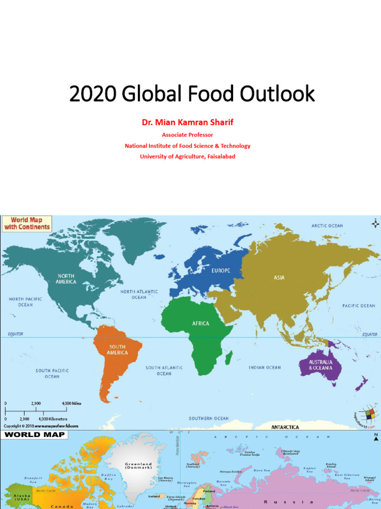 L8. Kami 2020 Global Food Outlook | PDF | Agriculture | Malnutrition