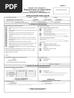 DepEd Form 6 Leave Application Guide | PDF | Sick Leave | Social Programs