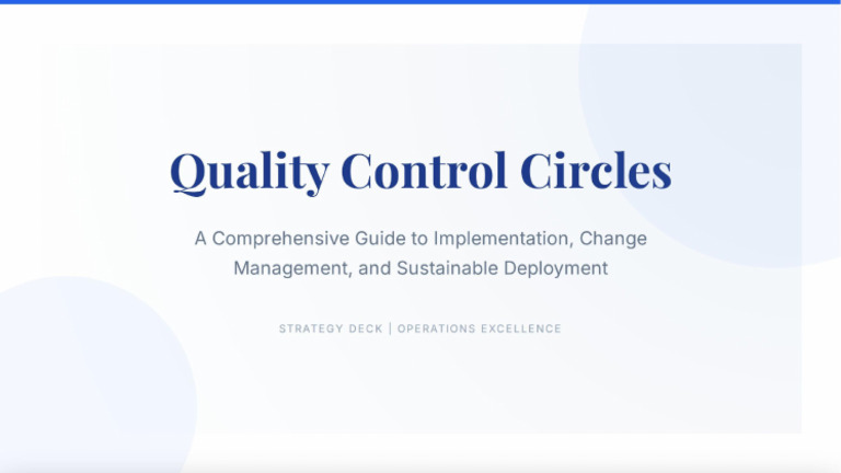 Quality Control 1 | PDF