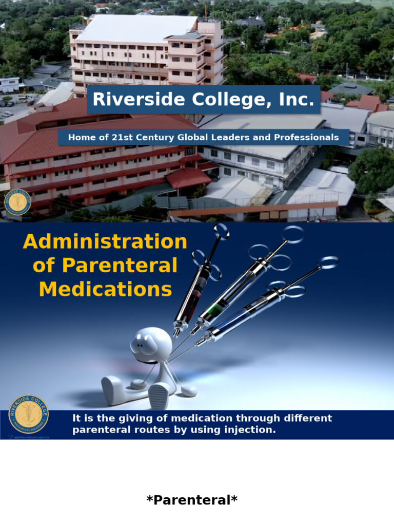 Parenteral Medication Administration Guide | PDF | Injection (Medicine ...