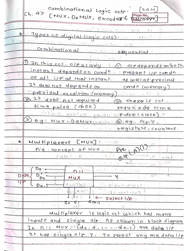 #NotesComb.logic Cct. Notes | PDF