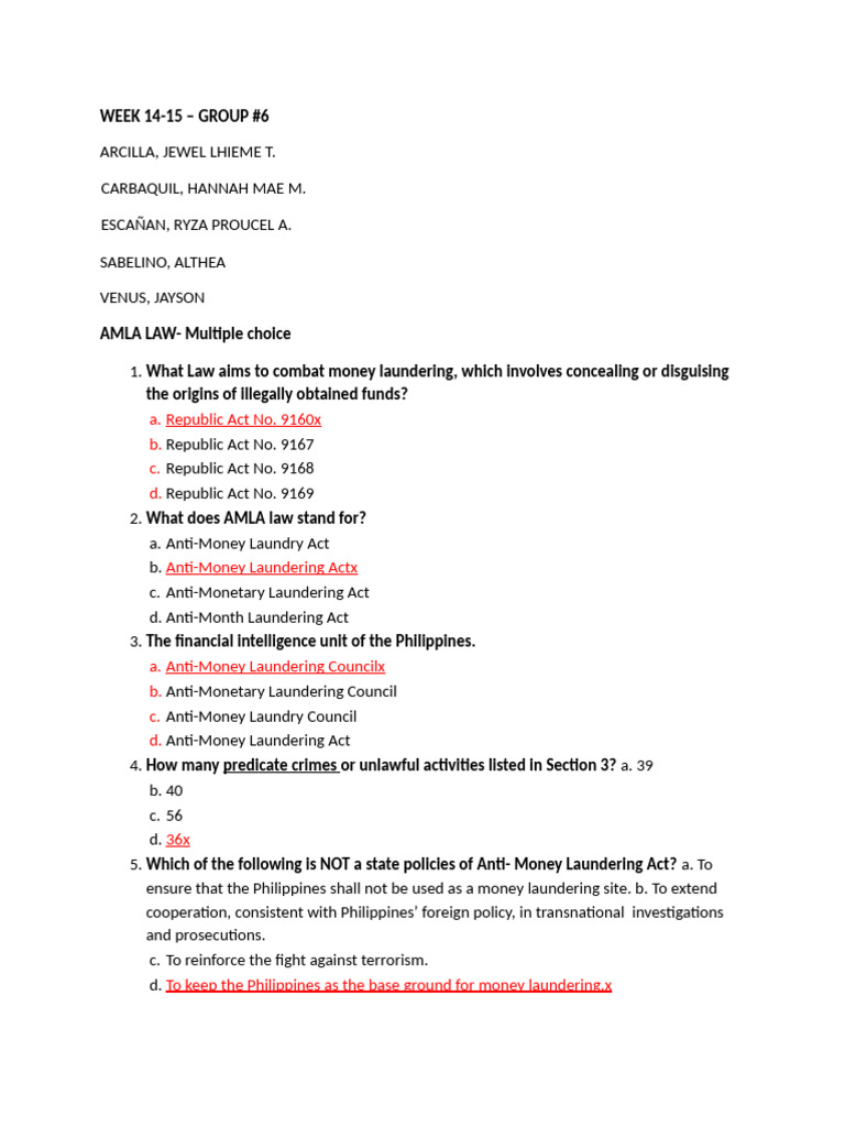 Representative and Corporate | PDF | Money Laundering | Asset Forfeiture