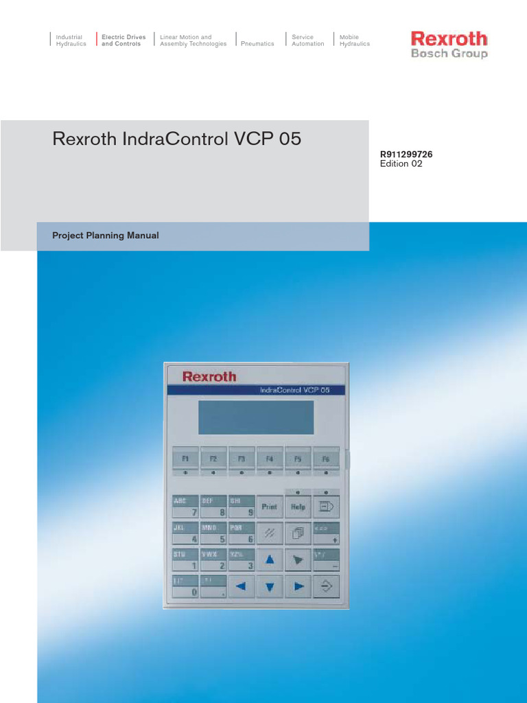 Rexroth IndraControl VCP 05 Manual | PDF | Safety | Electromagnetism