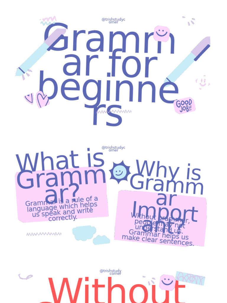Grammar 00 Series, Grammar Intro - What Is Grammar | PDF