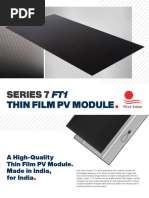 First Solar Series 7 Module Datasheet | PDF | Solar Panel | Photovoltaics