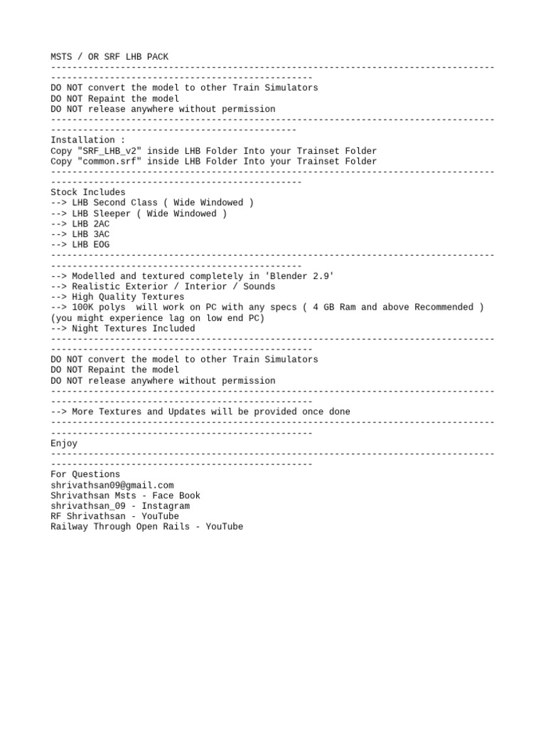 Read Me | PDF