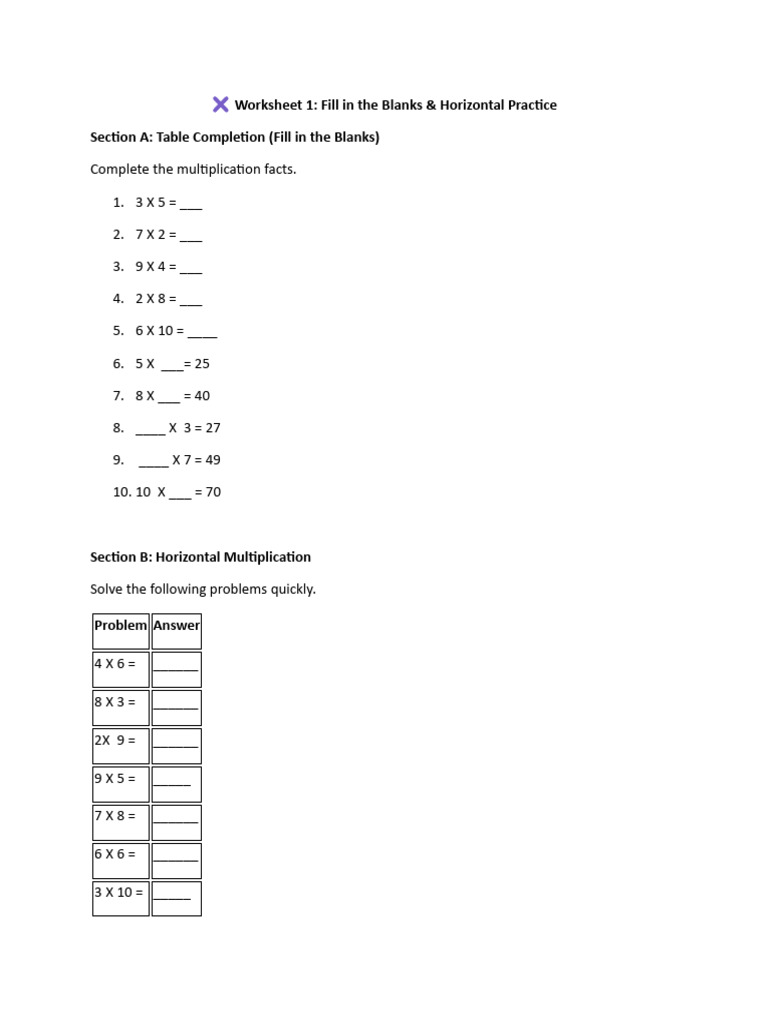 Maths Worksheet | PDF