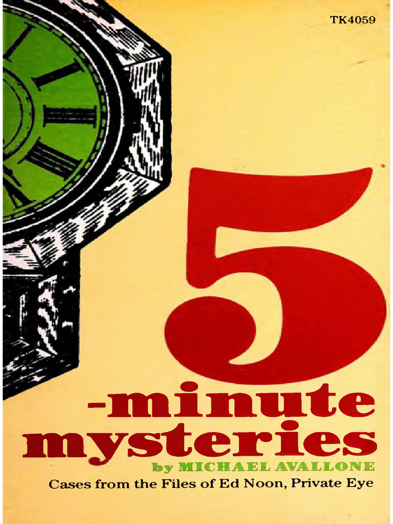 5-Minute Mysteries (1978) by Michael Avallone | PDF