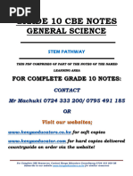Chemistry New 2026 Curriculum Design For Grade 10 by KICD | PDF