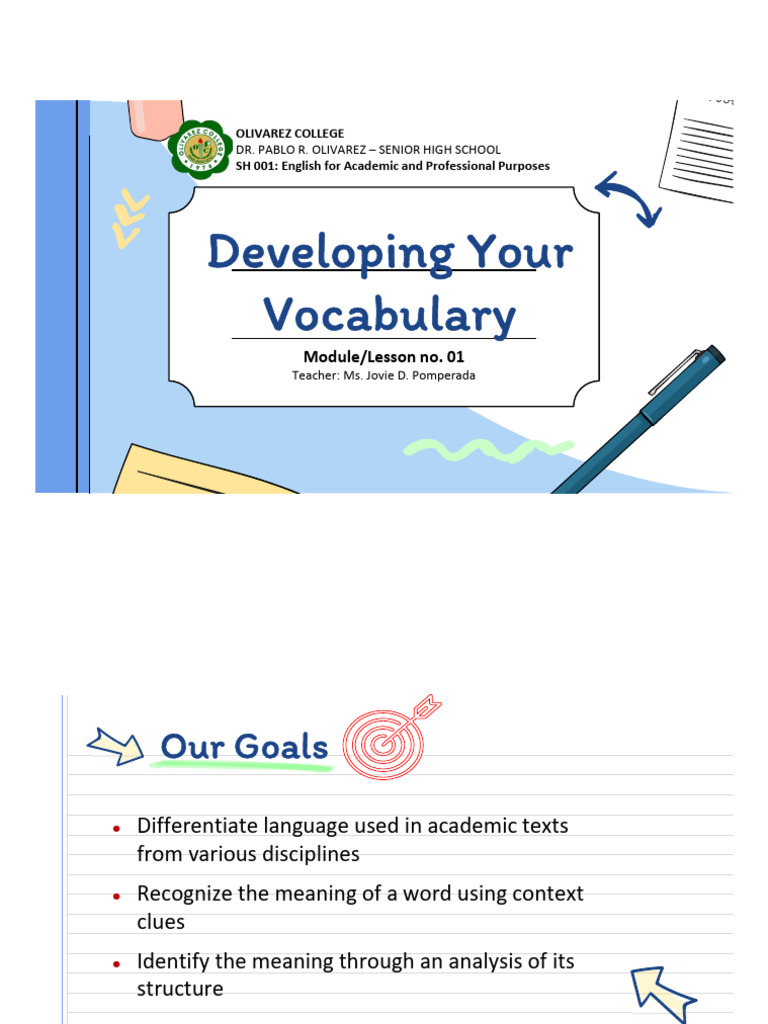 Vocabulary Development Strategies | PDF | Word | Vocabulary