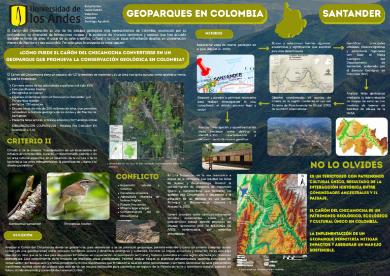 Cañón del Chicamocha: Potencial Geoparque | PDF | Sustentabilidad ...