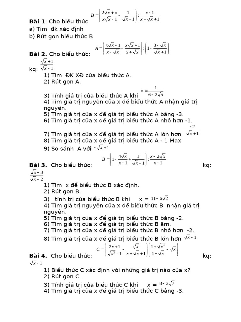 Ôn Tập Rut Gon Toan 9 1 | PDF