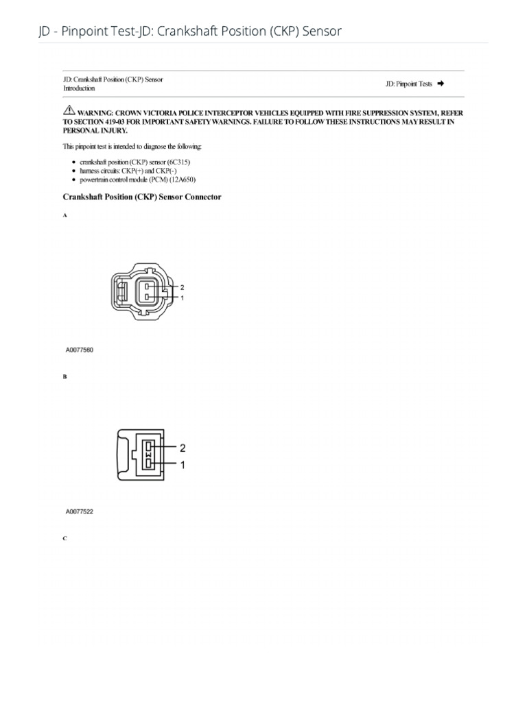 CKP f150 | PDF